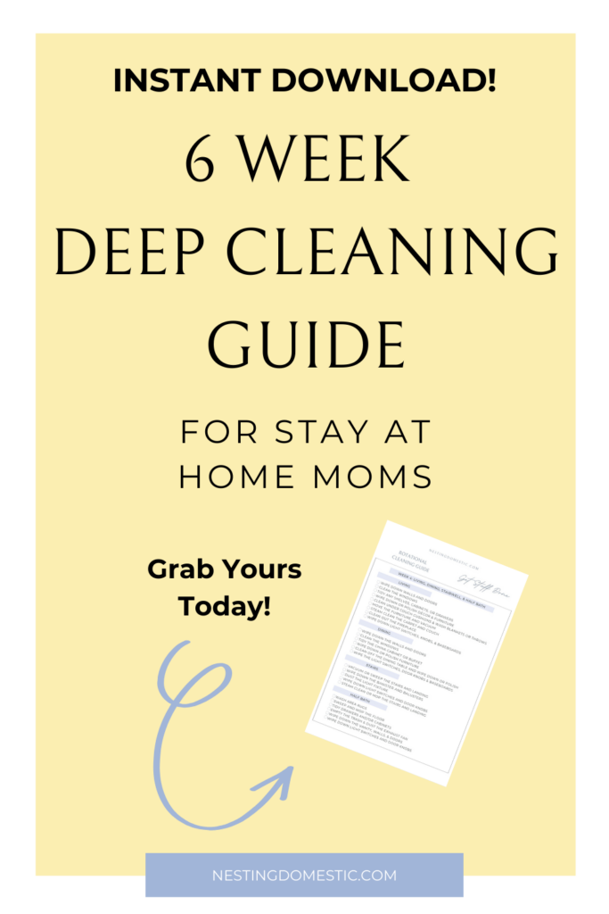 How to Clean Your Home: A Rotational Home Cleaning Guide - NESTING DOMESTIC