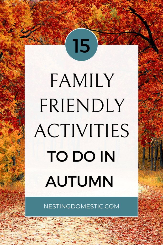 15 Family Friendly Activities to do in the Fall - NESTING DOMESTIC