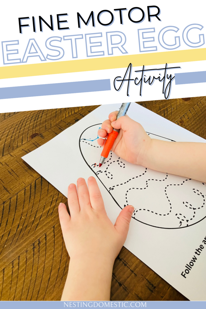 Insanely Easy Easter Egg Fine Motor Activity for Preschoolers - NESTING ...