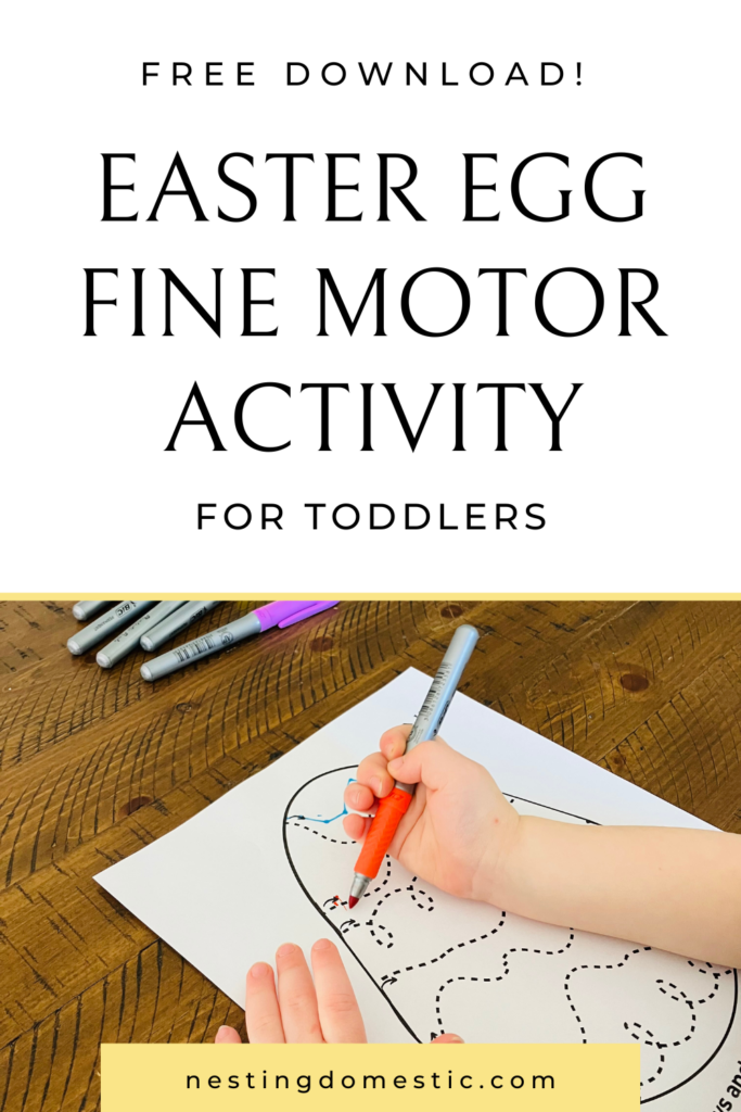 Insanely Easy Easter Egg Fine Motor Activity for Preschoolers - NESTING ...